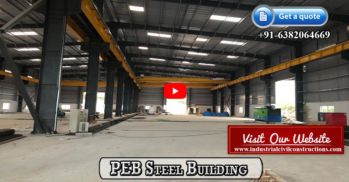 PEB Steel Building Construction|Structural Steel Shed Construction|PEB ...